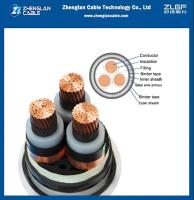 China Underground Armoured Power Cable steel wire armored xlpe insulation 8.7/15kv YJV32 3x150mm2 IEC 60502-2 for sale