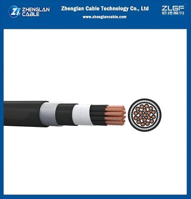 China Control Cable 0.6/1kv 19 core multi core Copper cable swa armored pvc sheath N2XRGbY cable 19x1.5mm2 for sale