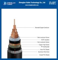 China 19/33kv underground  Power Cable a copper wire screen+aluminun wire armored single core 1x500mm2 IEC 60502-2 for sale