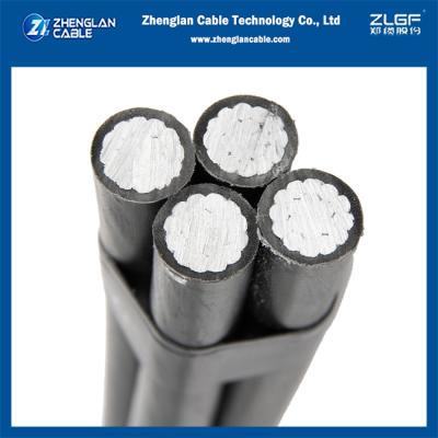 China 1KV Overhead Insulated Cable XLPE Insulated Aerial Bundled Cable 4x16mm2 NFC33-209 from Factory for sale