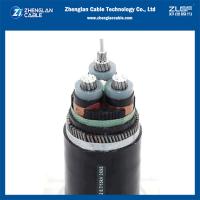 China 12/20KV 3x70mm2 aluminum core copper tape screened swa armored pvc sheathed MV cable(LXHIRV) IEC60502-2 for sale