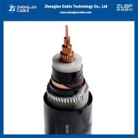 China 12/20KV Copper Core XLPE Insulated AWA Armored Medium Voltage Power Cable for Direct Burial for sale