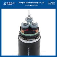 China 6.35/11KV 3x120mm2 AL/SC/XLPE/SC/CTS/PVC/SWA/PVC MV power cable underground cable IEC60502-2 for sale