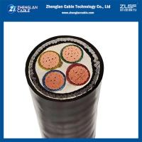 China 0.6/1KV SWA armored power cable 4x16mm2 cu/pvc/pvc/swa/pvc IEC60502-1 PVC insulated SWA armored copper cable for sale