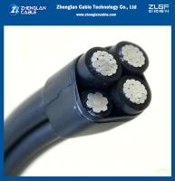China 1KV ABC Cable 3x95+50mm2 Aluminum Core XLPE Insulated Aluminum Alloy XLPE Insulated AAC/XLPE+AAAC/XLPE ASTM  B231 for sale