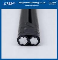 China 0.6/1kV Overhead Insulated Cable AAC/XLPE 2Cx50sqmm Alunimun with XLPE insulation LV ABC Cable for sale