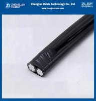 China 0.6/1kV Overhead Insulated Cable AAC/XLPE 2Cx50sqmm Alunimun with XLPE insulation LV ABC Cable for sale