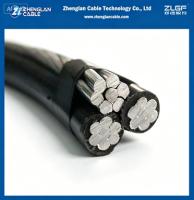 China 0.6/1kV Low Voltage Aluminum phase cable Alloy Aluminum Neutral cable XLPE insulation 2x4+4AWG ASTM for sale