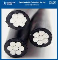 China Aerial Bundle Cable Triplex Cable 0.6/1kv AAC/XLPE+AAAC/XLPE 2x2AWG+2AWG ICEA S-76-474-2004 for sale