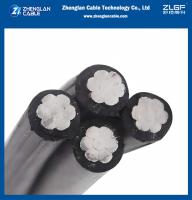 China 0.6/1kV ABC cable 3x35mm2 AAC/XLPE+1x50mm2AAAC/XLPE – High Tensile Weatherproof Overhead Distribution ABC Cable for sale