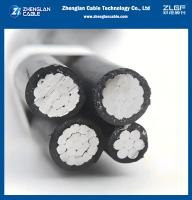 China 0.6/1kV ABC cable 3x35mm2 AAC/XLPE+1x50mm2AAAC/XLPE – High Tensile Weatherproof Overhead Distribution ABC Cable for sale