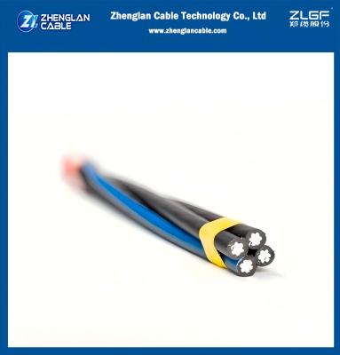 China 1kv Overhead Bundled Power Cable 3×95+50mm² AAC/AAAC XLPE Insulated heavy-duty overhead power distribution cable for sale
