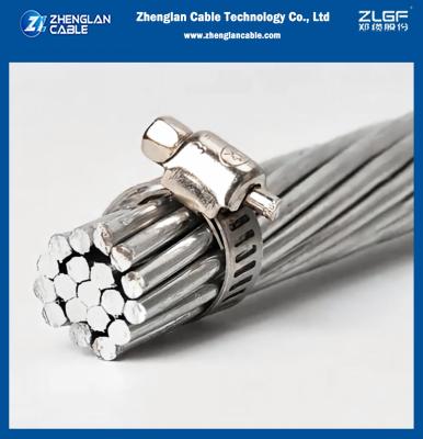 China 1/0 AWG ACSR RAVEN Bare Overhead Conductor AL:  6/3.37 ST: 1/3.37 steel-reinforced aluminum overhead conductor for sale