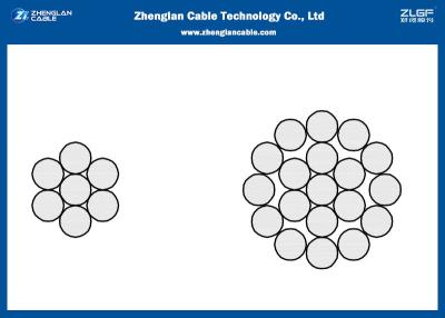 China Overhead ACSR Bare Conductors with Steel Reinforced have the Normail Area as:867/901/1043/1211/1303 for sale