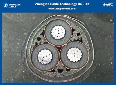 China 8.7 - 15KV Steel Tape Armored Medium Voltage Power Cables Custom Out Sheath Color for sale