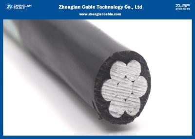 China Single Core AL/XLPE/XLPE Aerial Spaced Cable With Conductor Screen 1cx95sqmm for sale