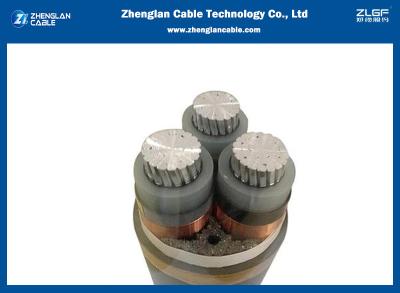China Al Xlpe Cws Pvc 18/30(36)Kv 3Cx95sqmm Medium Voltage Power Cables for sale