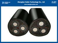 China 12/20KV 3x185sqmm MV Aluminum Power Cable NA2XY Copper Tape Screened 3 core Unarmored for sale