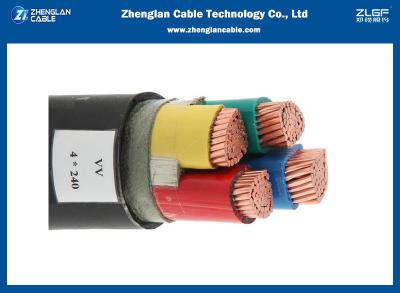 China 1kv NYY 4 Core Aluminum Cable Unarmored 4x35sqmm As Per VDE0276, IEC60502-1 for sale