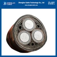 China 6/10KV 3x185mm2 Medinum Voltage Power Cables MV Aluminum Cable Tripolar IEC60502-2 for sale