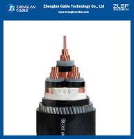 China XLPE / PVC Insulated LZSH Jacket Armoured Power Cable Three Cores Al / Cu Conductor for sale
