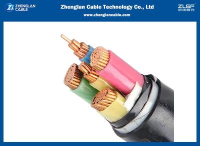 China PVC Insulated PVC Sheathed SWA Armored Multicore Power Cable 3x35+2x16sqmm for sale