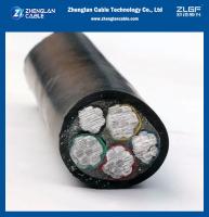 China Aluminum Core Pvc Insulated Pvc Sheathed LV Power Cable 1kv 4x50+1x25mm2 for sale