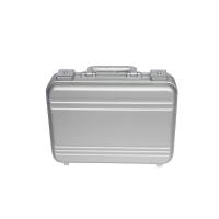 China Silver Aluminum Attache Case Aluminium Molded Document Box Storage Computer for sale