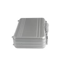 China Silver Aluminum Attache Case Aluminium Molded Document Box Storage Computer for sale