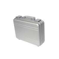 China Silver Aluminum Attache Case Aluminium Molded Document Box Storage Computer for sale