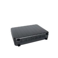 China New Style Aluminum Chip Case Gray Storage Box With Metal Locks for sale