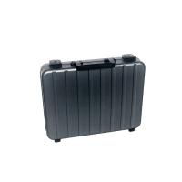 China New Style Aluminum Chip Case Gray Storage Box With Metal Locks for sale