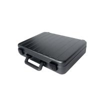 China New Style Aluminum Chip Case Gray Storage Box With Metal Locks for sale