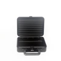 China Black Pure Aluminum Watch Case For Storage And Display Watches for sale