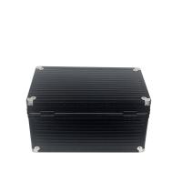 China Large Golden Aluminium Flight Case With Big Handle For Army for sale