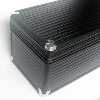 China Large Golden Aluminium Flight Case With Big Handle For Army for sale