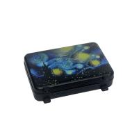 China Aluminum Display Box Black Aluminium Magic Prop Storage Case For Magician for sale