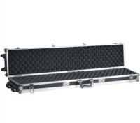 China Black Aluminum Hard  Case , Army Gun Carrying Case For Packing Guns for sale