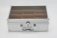 China Aluminum Acrylic Watch Storage Case Watches Carrying Box for sale