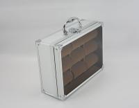 China Aluminum Acrylic Watch Storage Case Watches Carrying Box for sale
