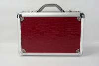 China PU Leather Watch Carry Case For 42 Watches With Pillows Portable Aluminum Suitcases for sale