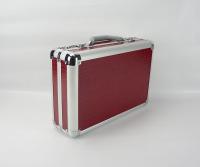 China PU Leather Watch Carry Case For 42 Watches With Pillows Portable Aluminum Suitcases for sale