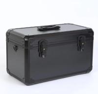 China Light Weight Black Aluminum Tool Storage Box With Shoulder for sale