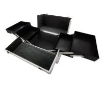 China Big Aluminum Cosmetic Cases Professional Makup Carrying Box For Artists for sale