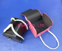 China Leather Beauty Professional Makeup Cases , Zipper Opening Travel Cosmetic Bags for sale