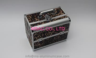 China Hair Dressing CAluminium Beauty Case Big Handle With Two Locks Wear Resistant for sale
