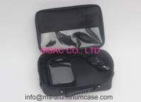 China Fabric Aluminium Beauty Case Black Professional Makeup Bag For Carry Tools for sale