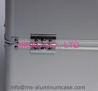 China Silver Aluminum Makeup Cases Cosmetics Handbags Beauty Cases Multi-trays Makeup Train Case for sale