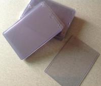 China Transparent Case Accessories Badge / Name Card Holder / Hard PVC Holder for sale