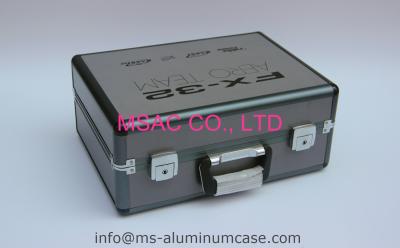 China Iron Gray Aluminium RC Carry Case , Lockable Aluminum Drone Case for sale